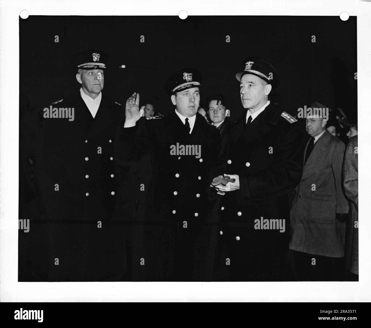 Photograph of Three Men in Military Uniform Stock Photo - Alamy