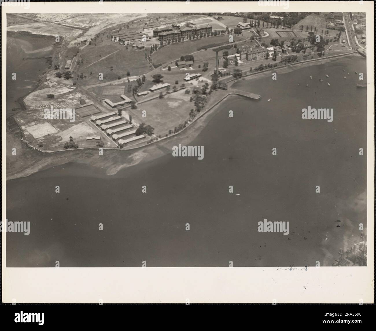 Naval Hospital Chelsea, Chelsea, Massachusetts. 1939 - 1947 Stock Photo ...