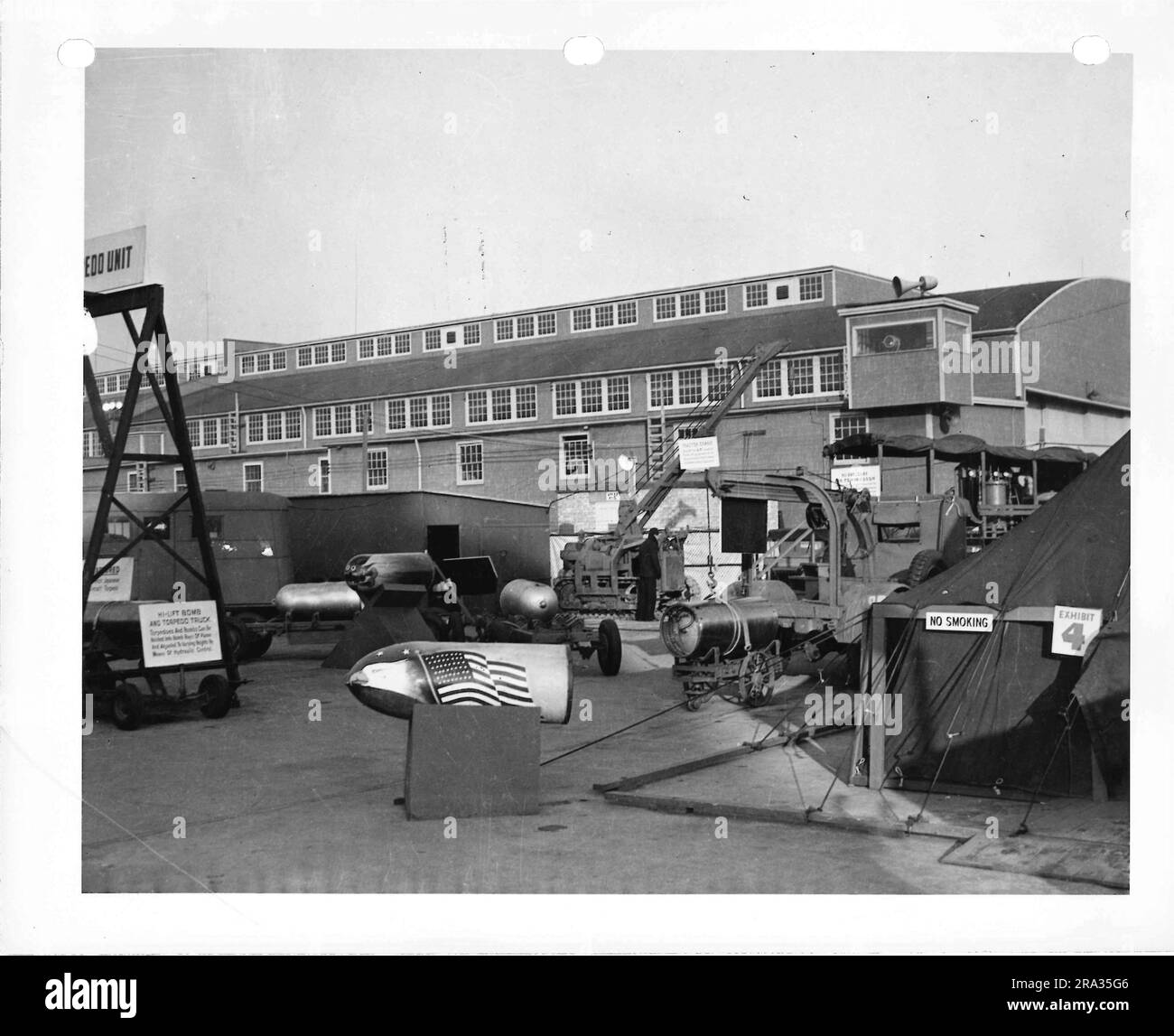 Photograph of Mobile Field Torpedo Unit Display Stock Photo - Alamy
