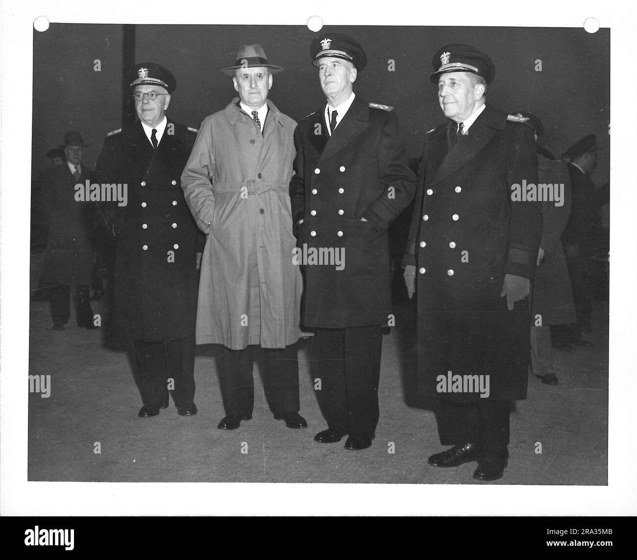 Photograph of Admiral Ernest J. King and Three Other Men Stock Photo - Alamy