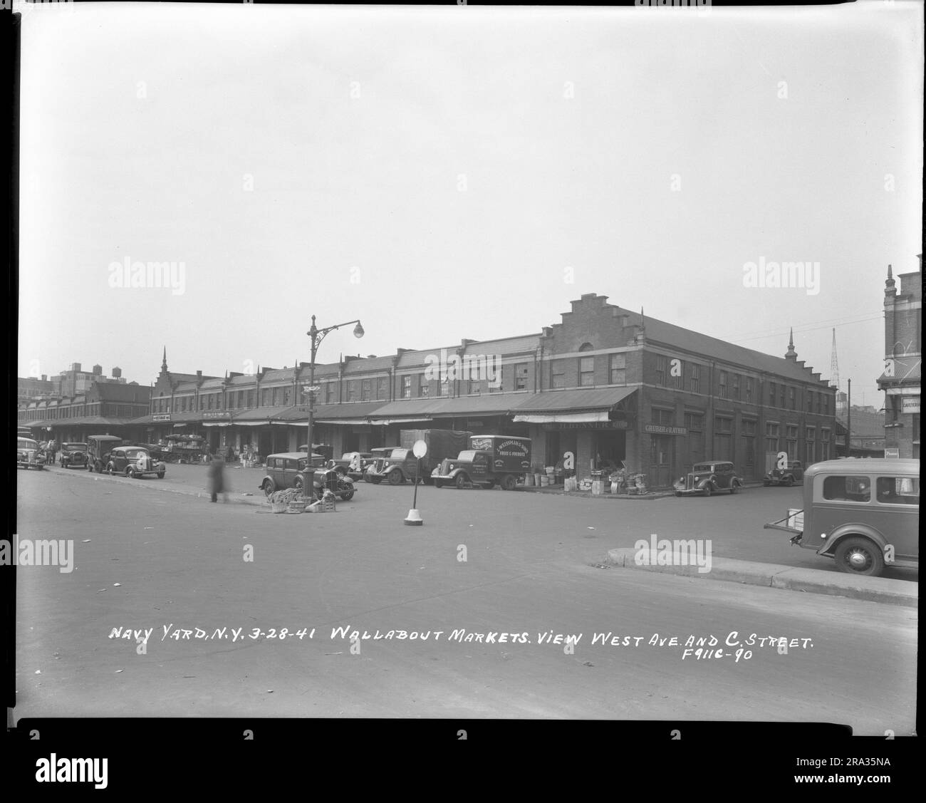 View from West Avenue and C Street. Photograph of the Wallabout Market ...