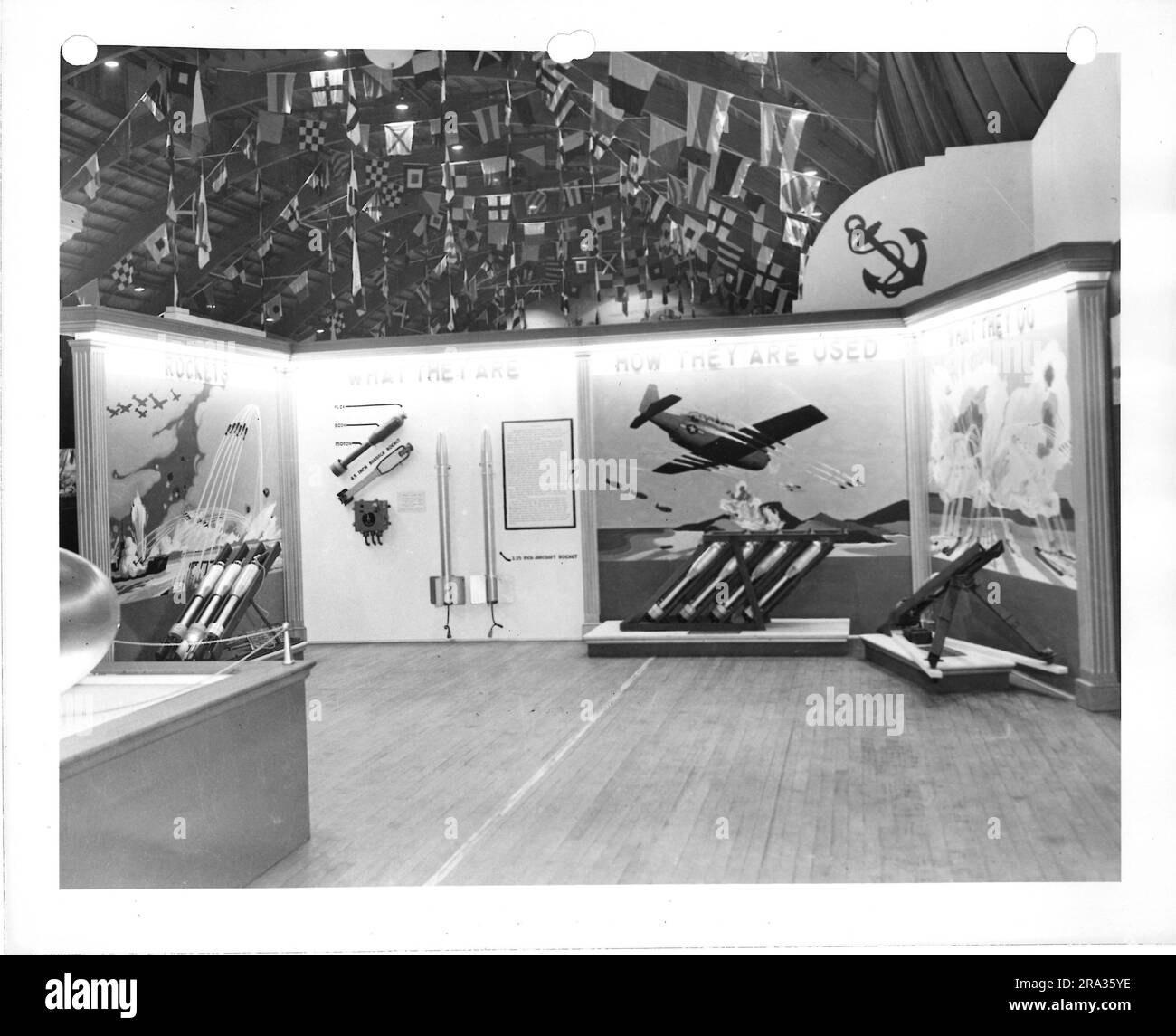 Photograph of Military Rocket Exhibit Stock Photo - Alamy