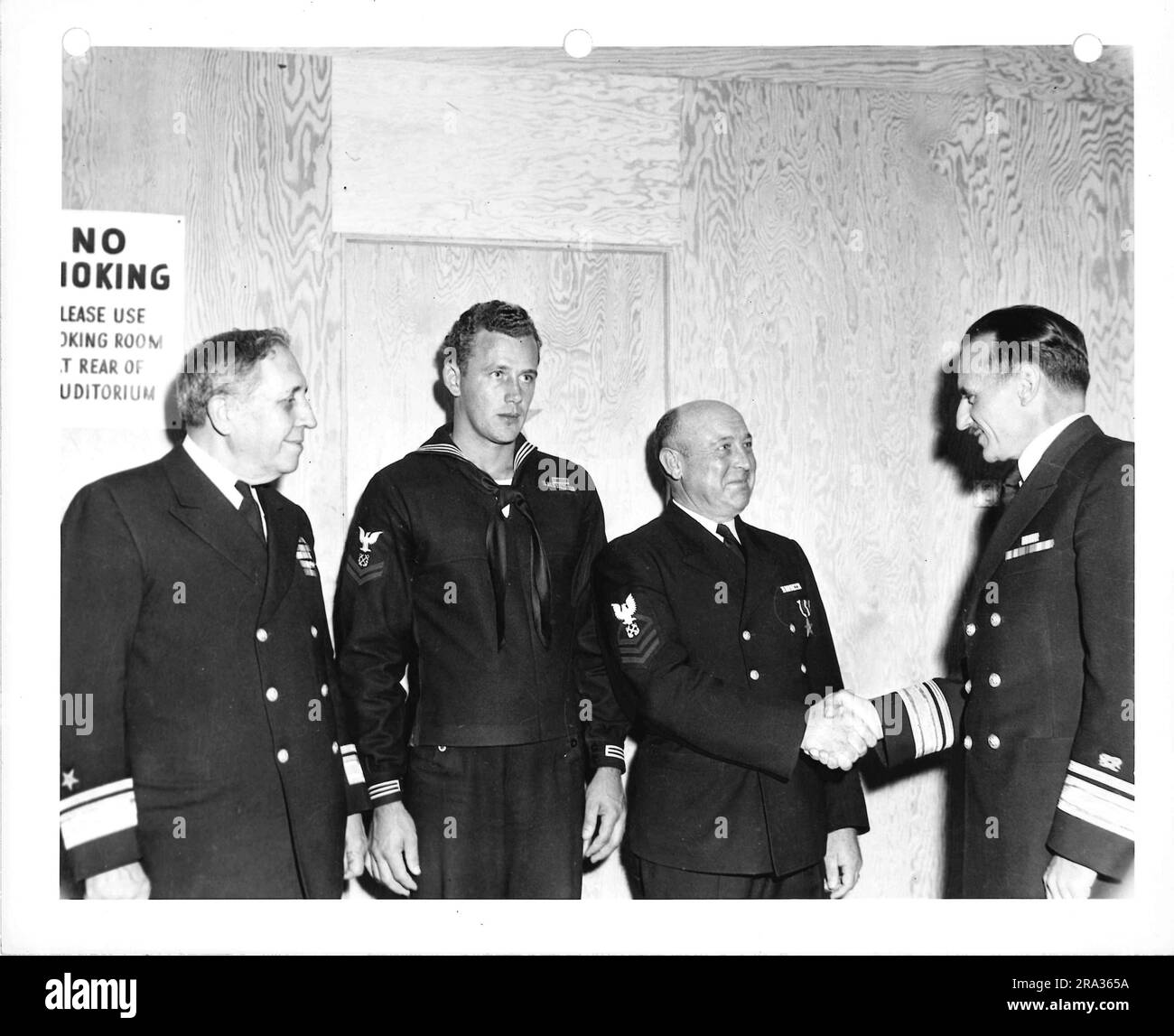 Two military officers in uniform Black and White Stock Photos & Images ...