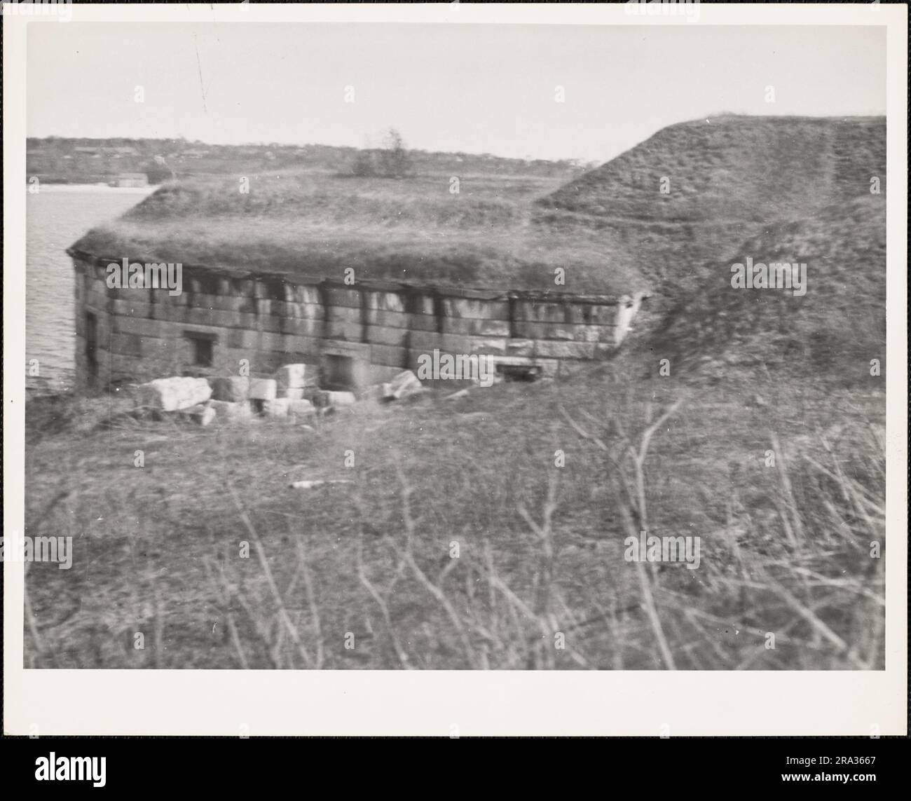 Old Fortress and Pier, Portland, Maine. 1939 - 1947 Stock Photo - Alamy