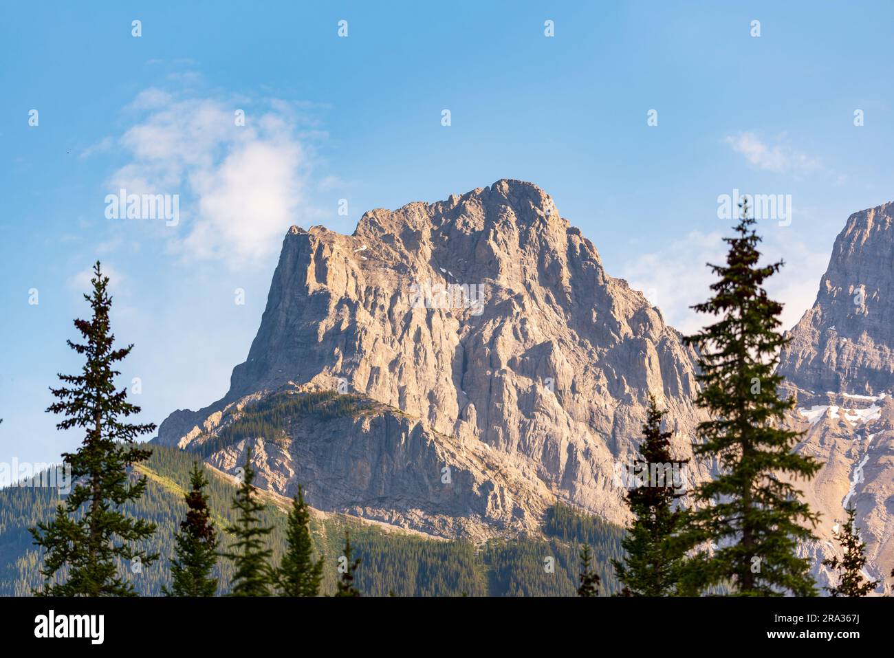 Incredible nature scenery outside of Banff National Park during summer ...
