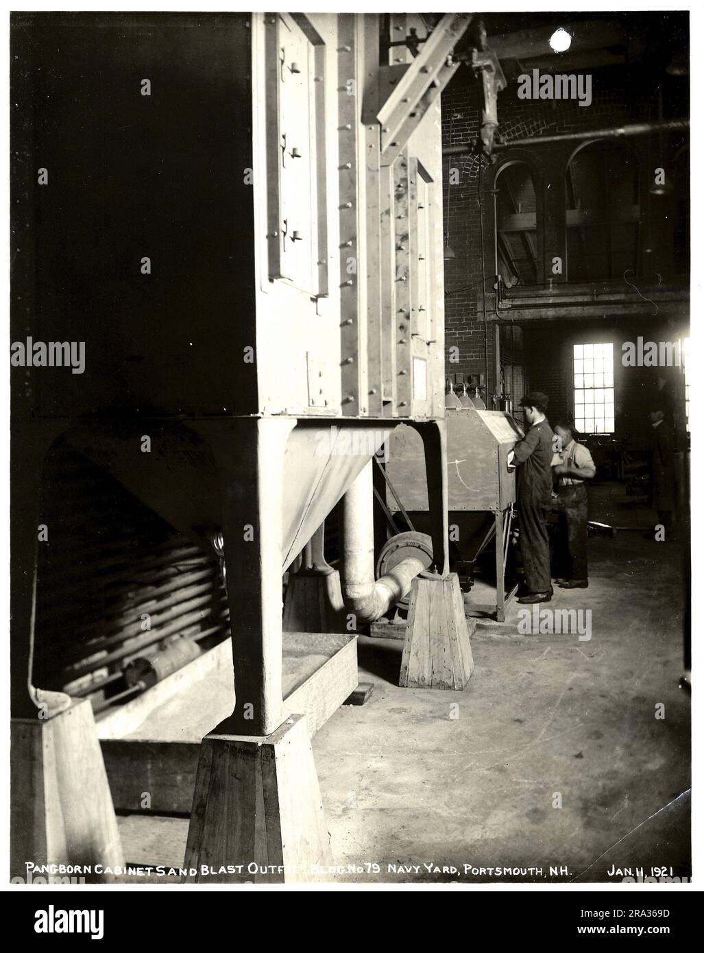 Pangborn Cabinet Sand Blast Outfit, Building No. 79, Navy Yard ...