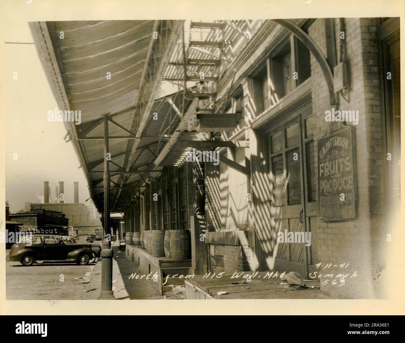 Photograph of exterior Wallabout Market, North from 1115 Wall. Mkt ...
