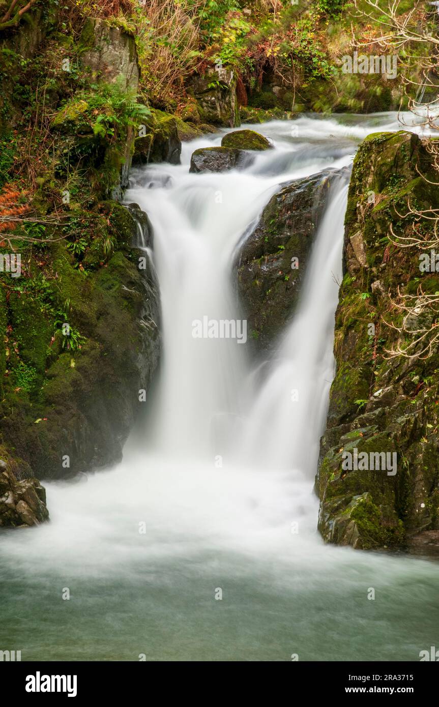 Lake District waterfall after rain Stock Photo - Alamy