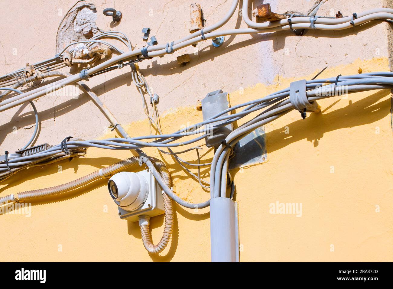 Old telephone junction box hi-res stock photography and images - Alamy