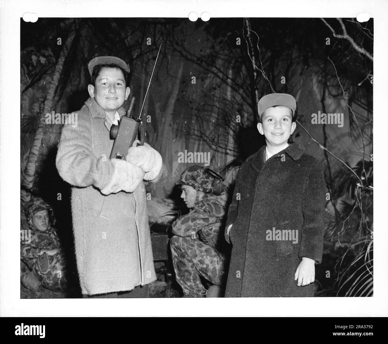 Adults children in front Black and White Stock Photos & Images - Alamy