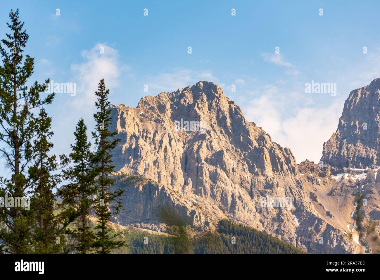 Incredible nature scenery outside of Banff National Park during summer ...
