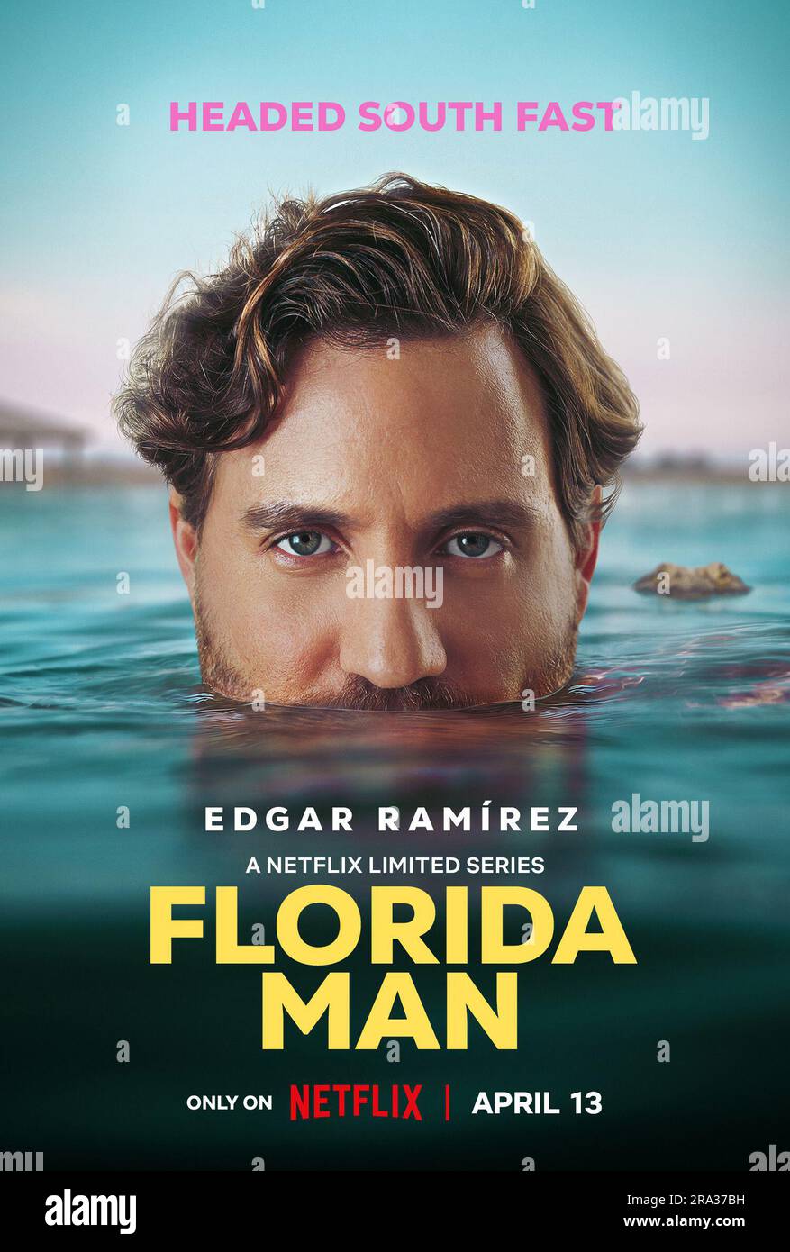Florida Man poster Edgar Ramirez Stock Photo - Alamy