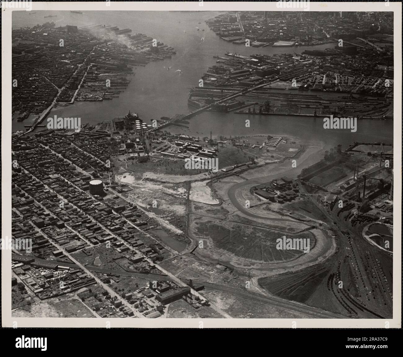 View from North at 3,000 Feet, Chelsea Naval Hospital , Chelsea ...