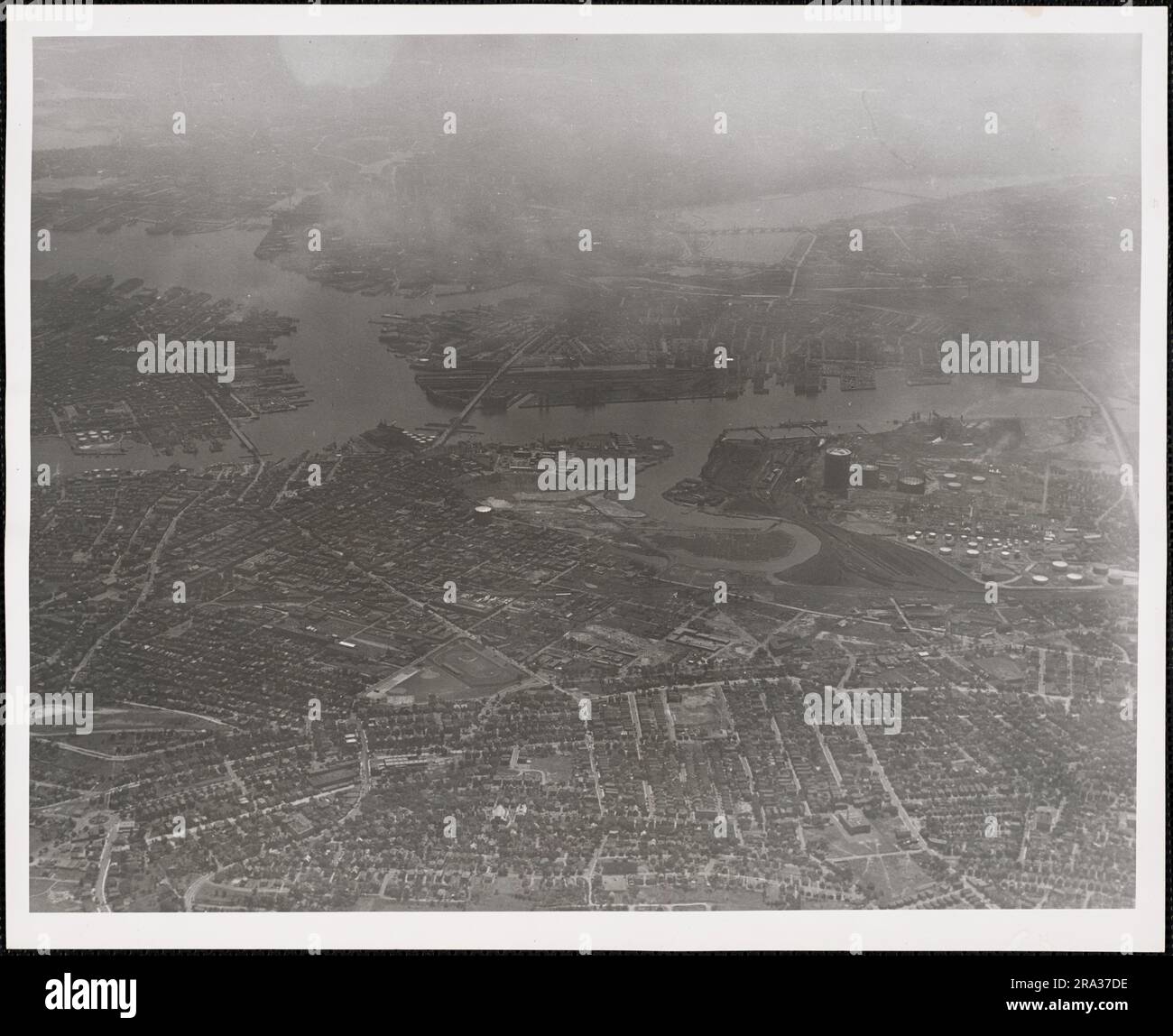 View from North at 5,000 Feet, Chelsea Naval Hospital , Chelsea ...