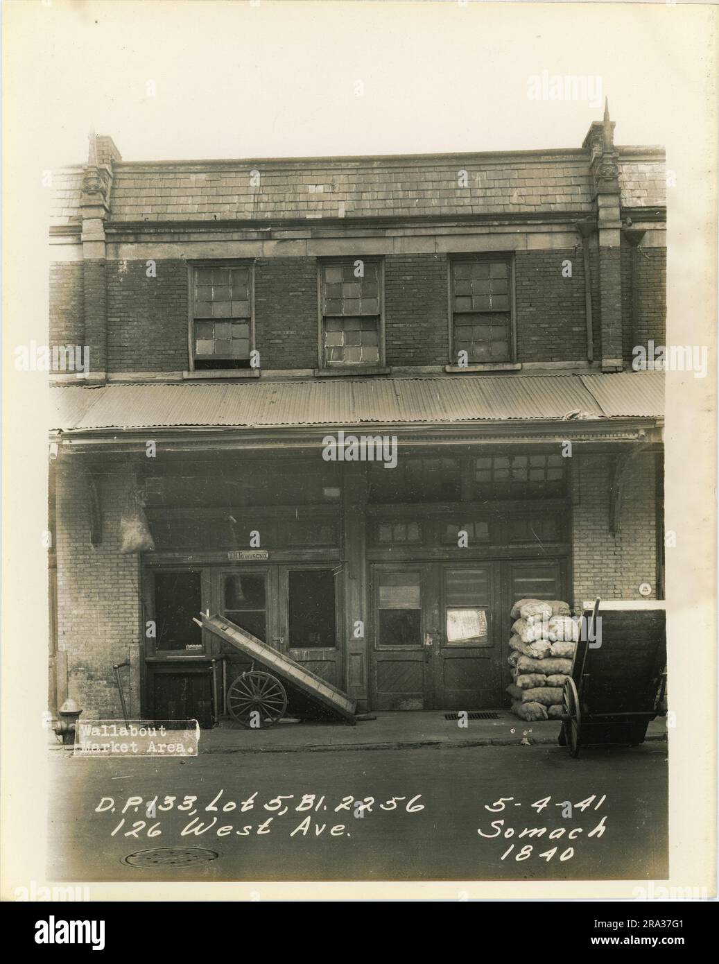 Photograph of exterior of lot 5, Bl. 2256, 126 West Ave, D.P. 133 ...