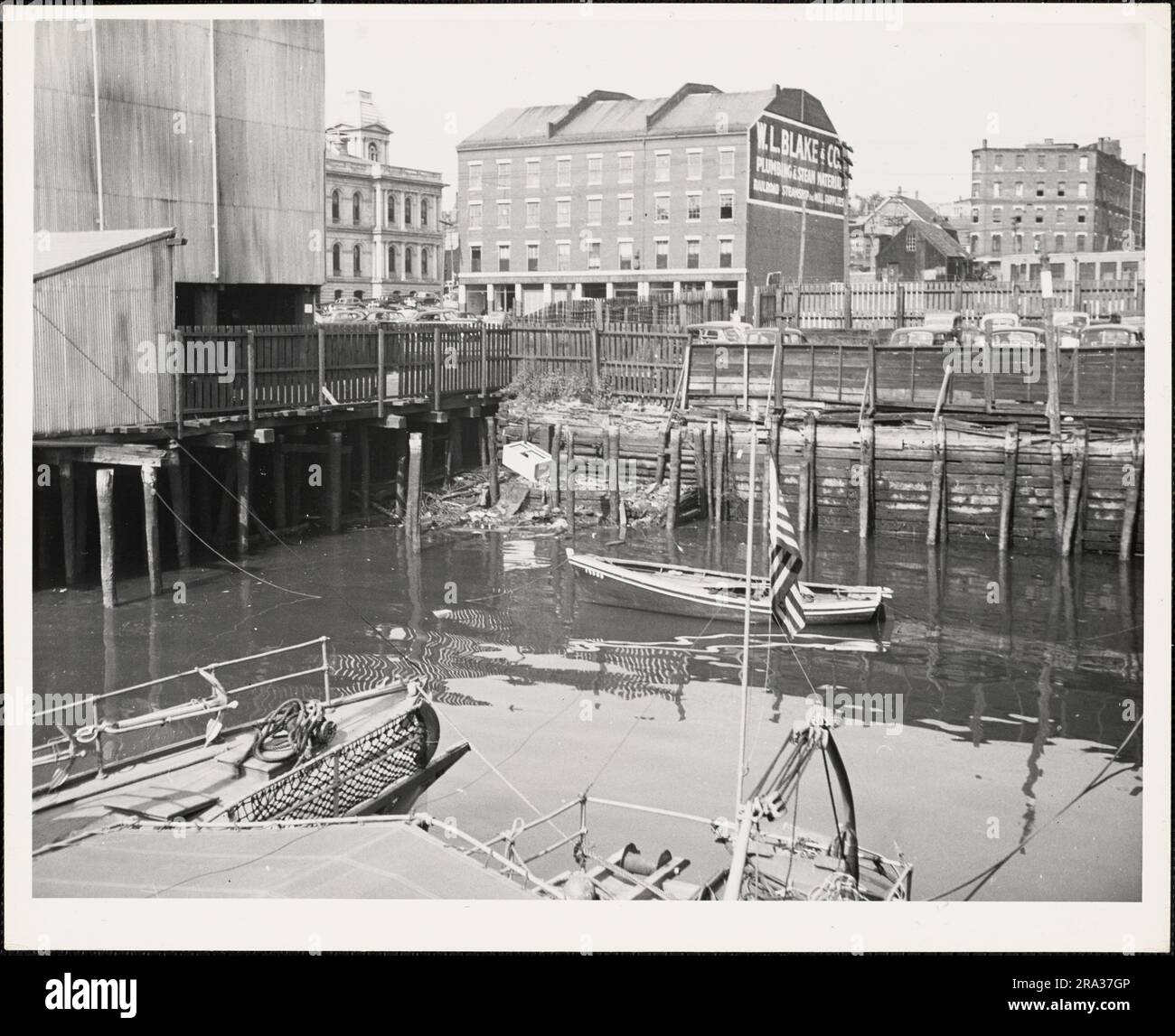 W.L. Blake and Company Building at Pier, Portland, Maine. 1939 - 1947 ...