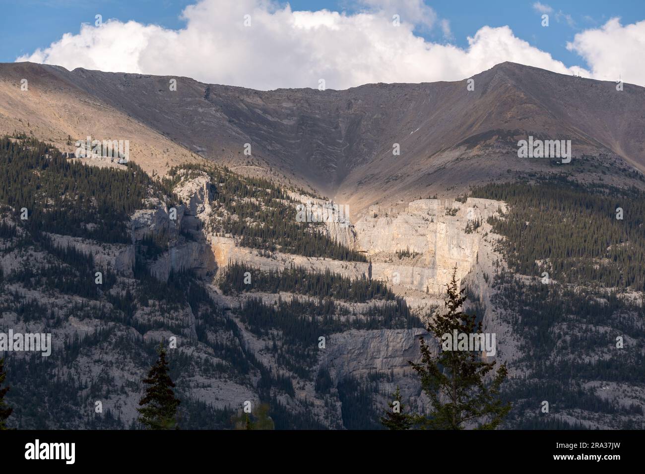 Incredible nature scenery outside of Banff National Park during summer ...