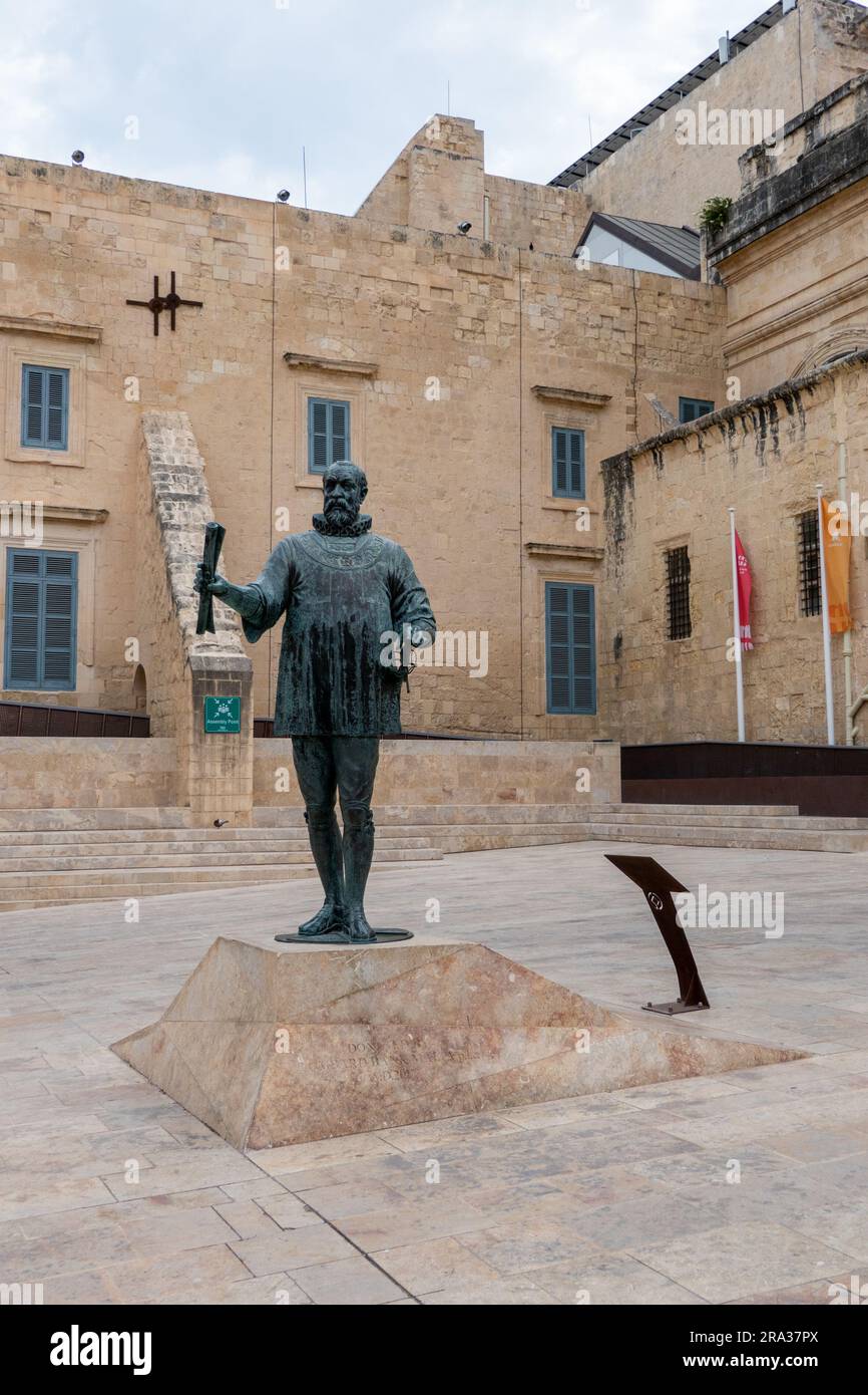 Valletta, Malta, 30 April 2023. John of Valetta, is a Grand Master of ...