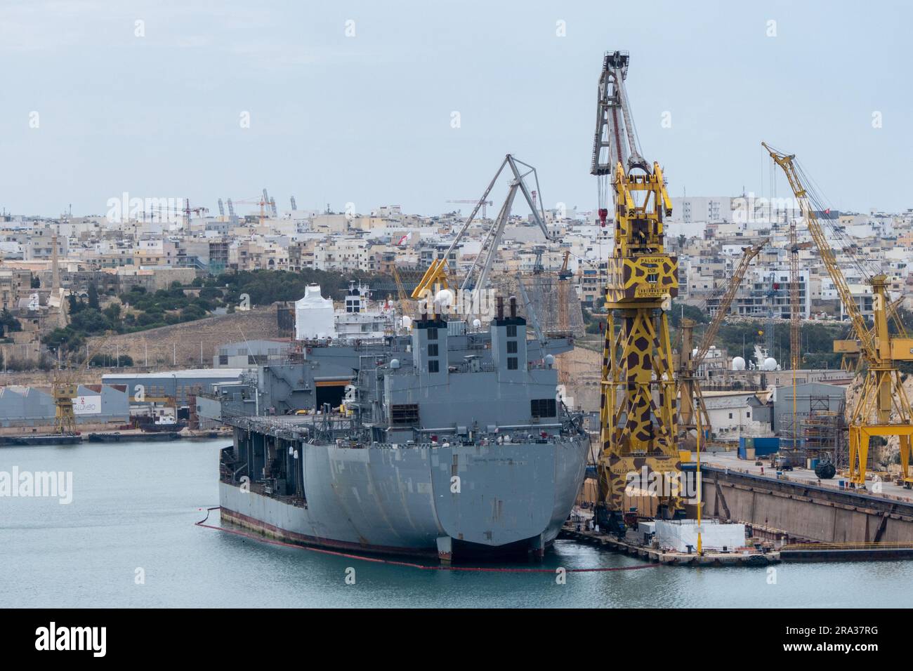 Valletta, Malta, 30 April 2023.USS Hershel Woody Williams is an ...