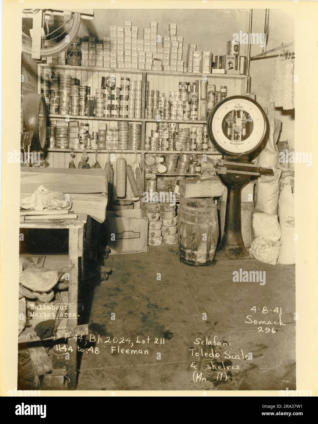 Photograph of interior of lot 211, Bl. 2024, 1144 to 48 Fleeman, Toledo ...