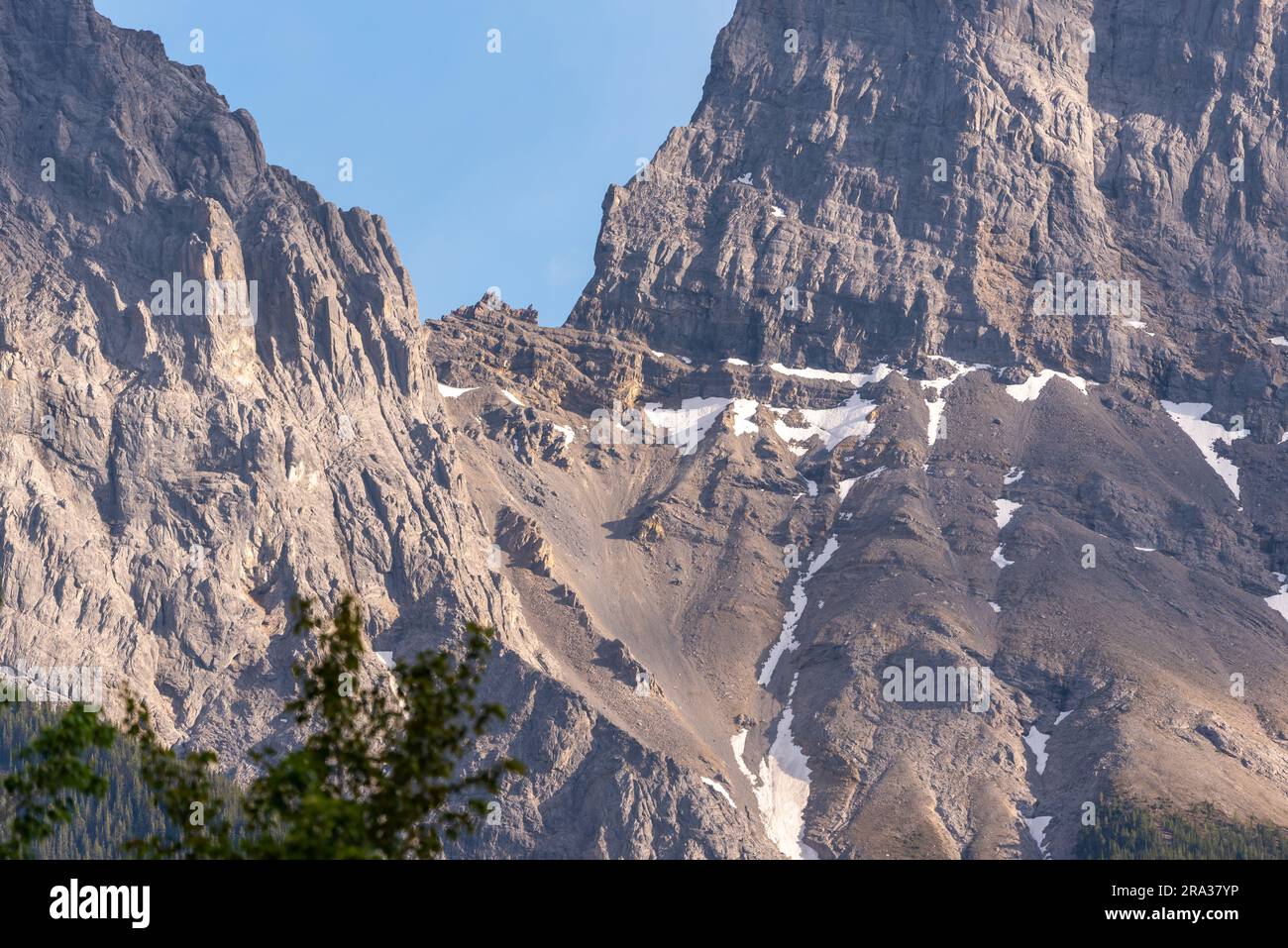 Incredible nature scenery outside of Banff National Park during summer ...