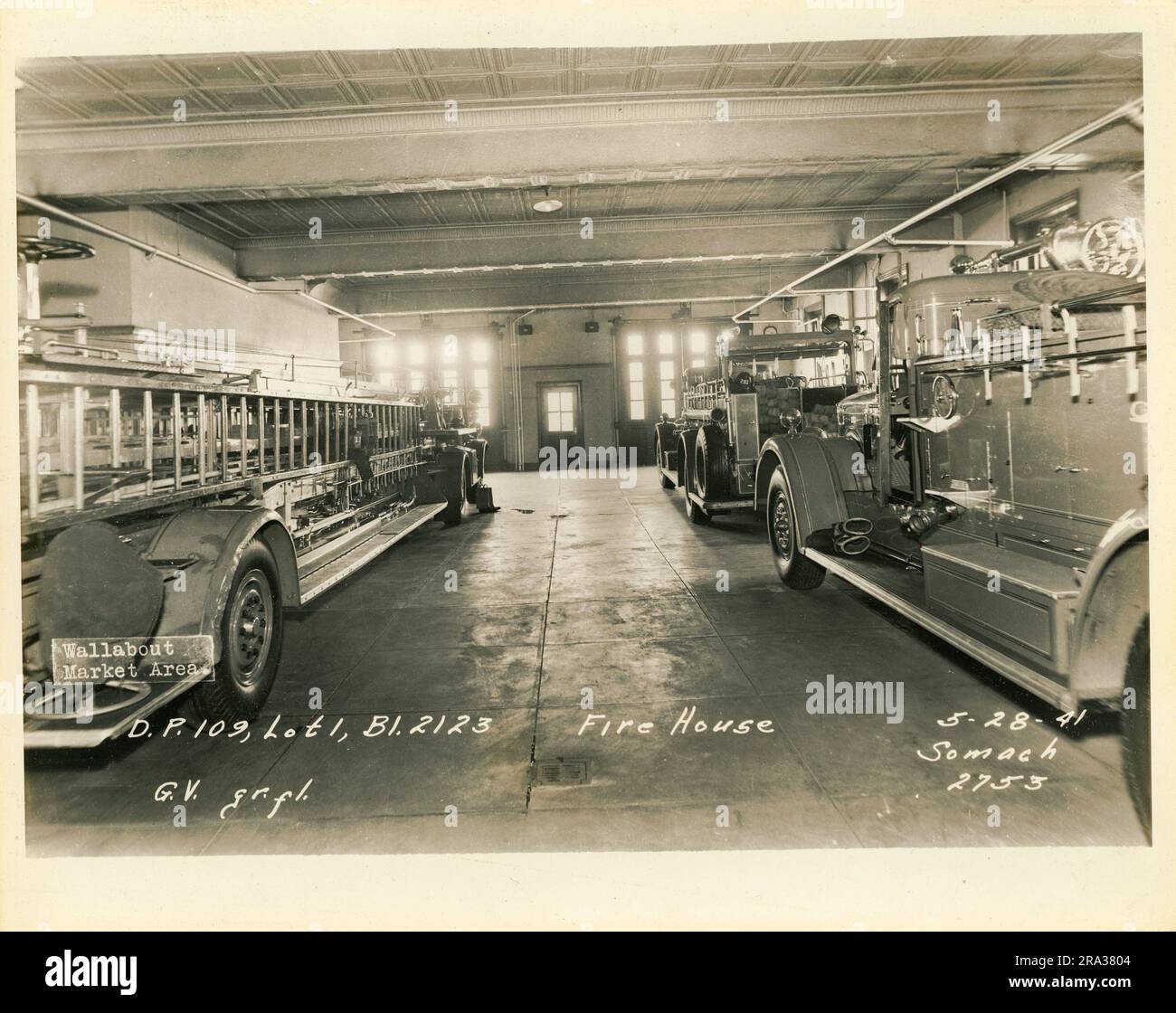 Firehouse interior hi-res stock photography and images - Alamy