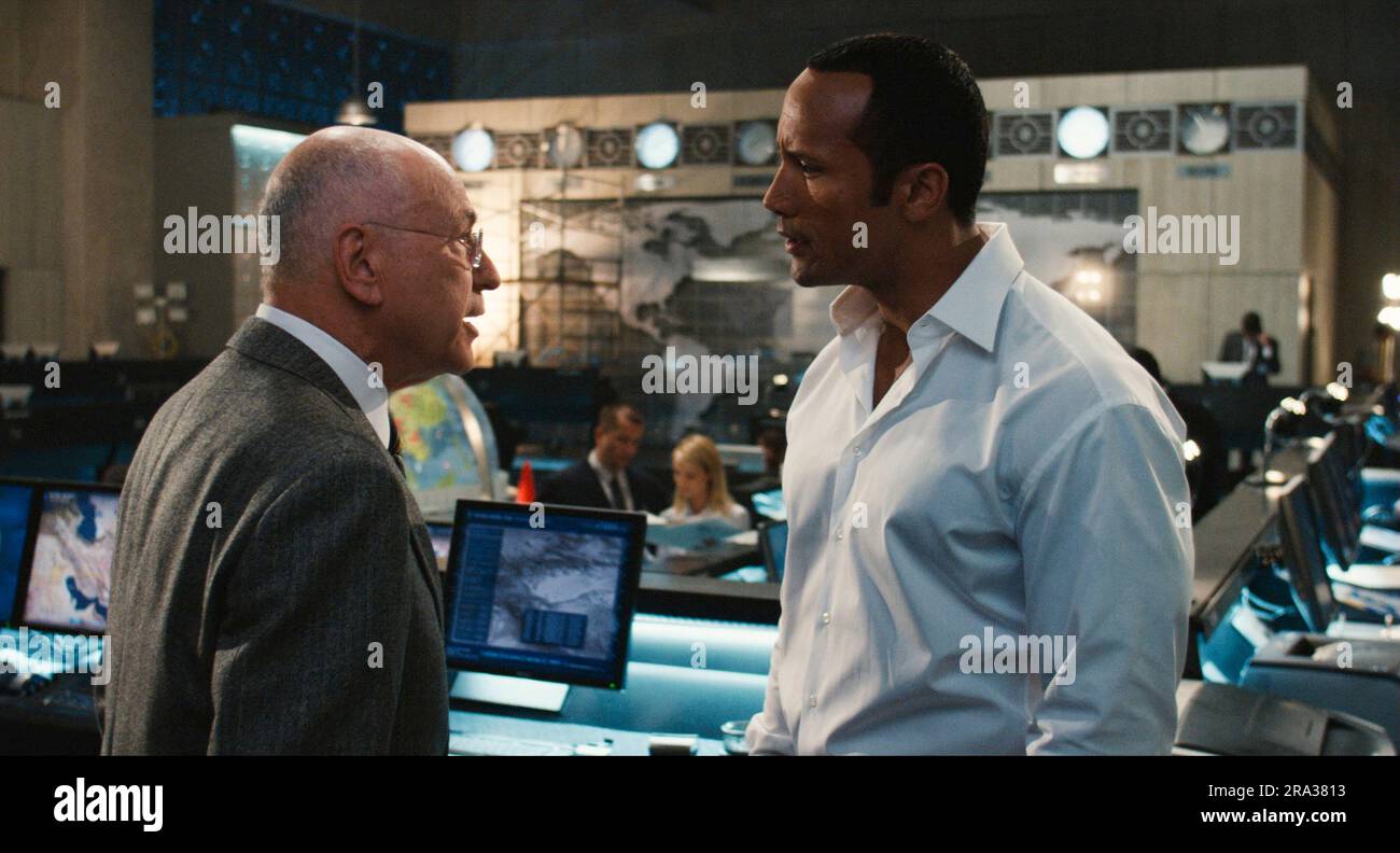 Film Still from "Get Smart" Alan Arkin, Dwayne 'The Rock' Johnson ...