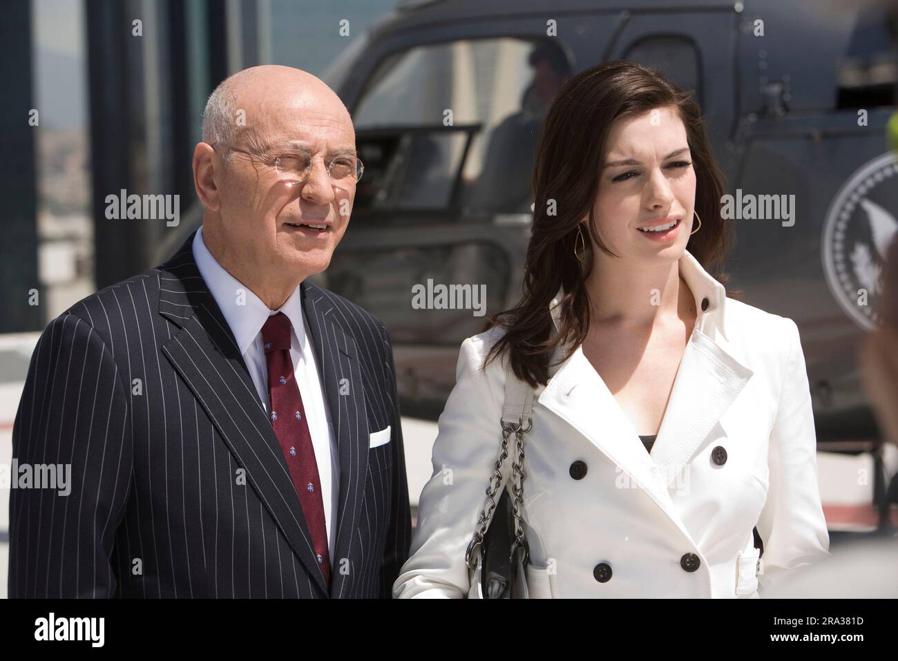 Film Still from "Get Smart" Alan Arkin, Anne Hathaway © 2008 Warner ...