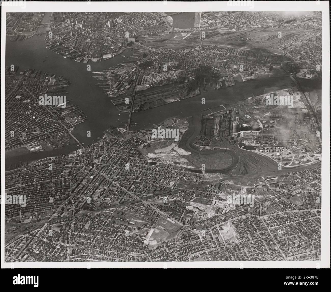 View from North at 10,000 Feet, Chelsea Naval Hospital , Chelsea ...