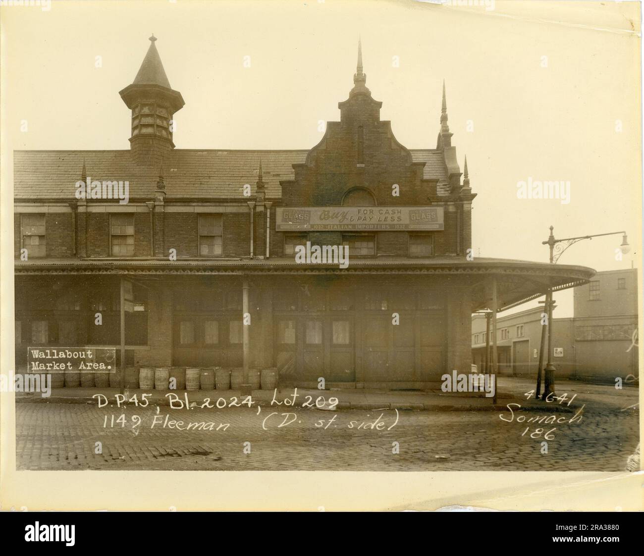 Photograph of exterior of lot 209, Bl. 2024, 1149 Fleeman (D St side ...