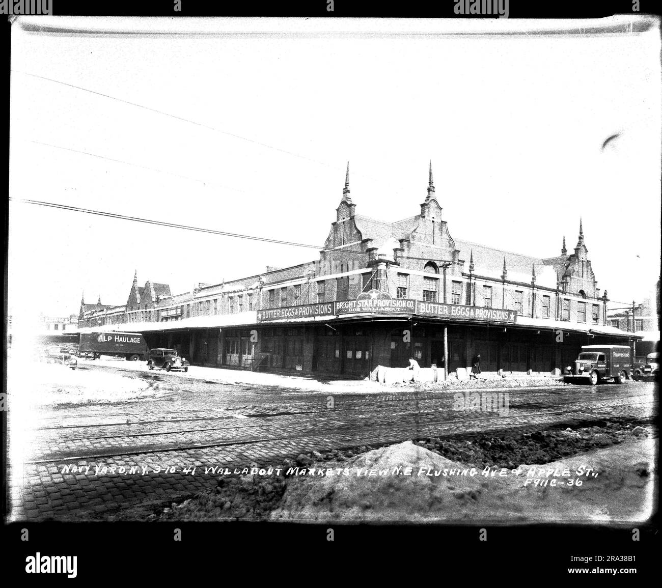 View Northeast from Flushing Avenue and Apple Street. Photograph ...