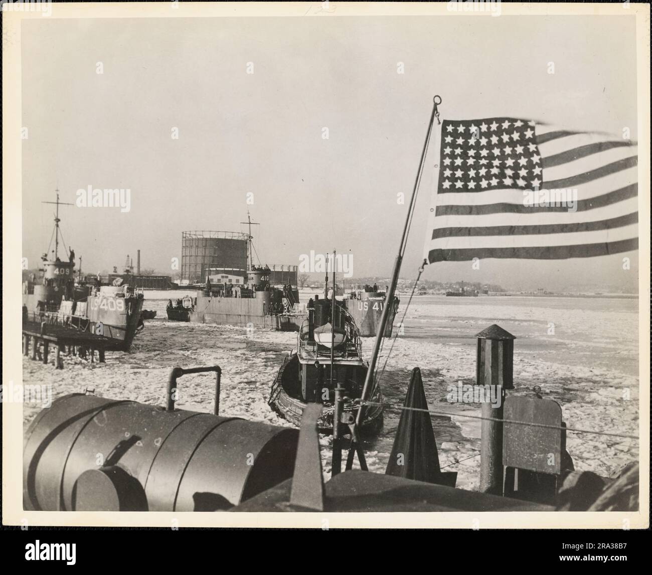 Battle Weary Landing Craft Infantries (LCI) Return "Home ...