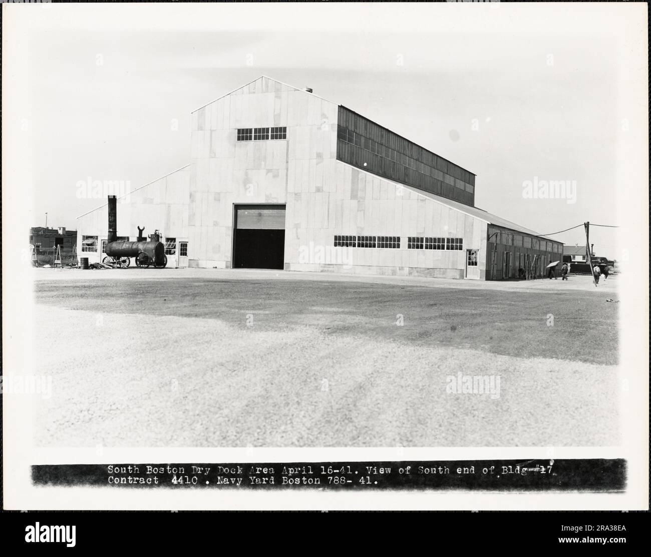 View of South End of Building 17, Dry Dock Area, South Boston ...