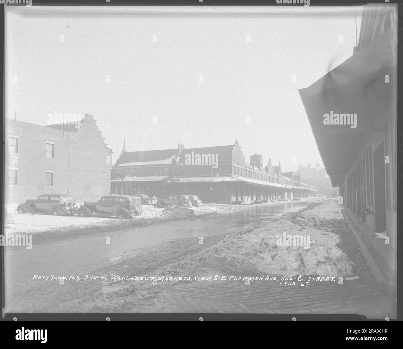 View Southeast from Fleeman Avenue and C Street. Photograph looking ...