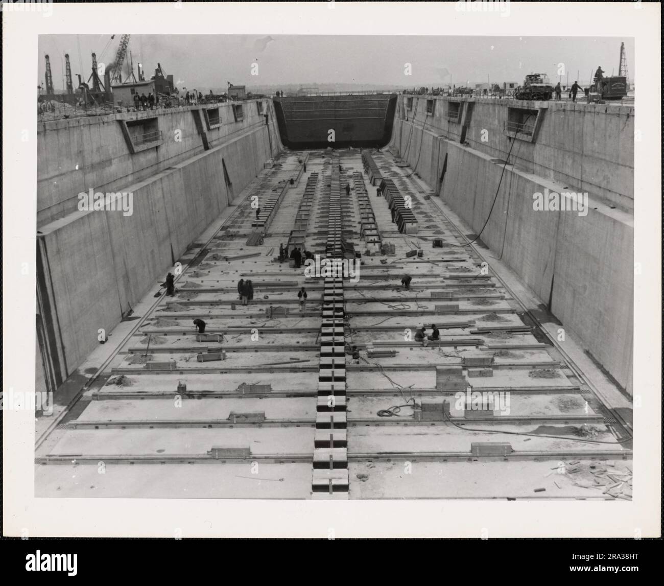 Dry Dock #4 U.S. Naval Dry Dock, South Boston, Massachusetts, Completed ...