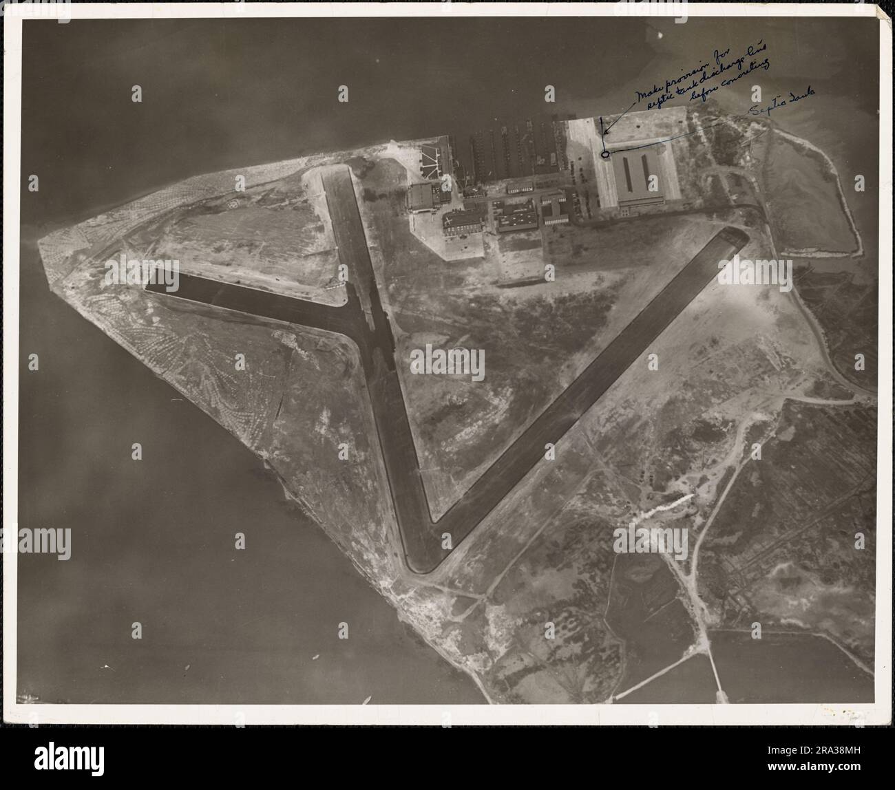 Aerial View of Naval Air Station, Squantum, Massachusetts. 1939 - 1947 ...