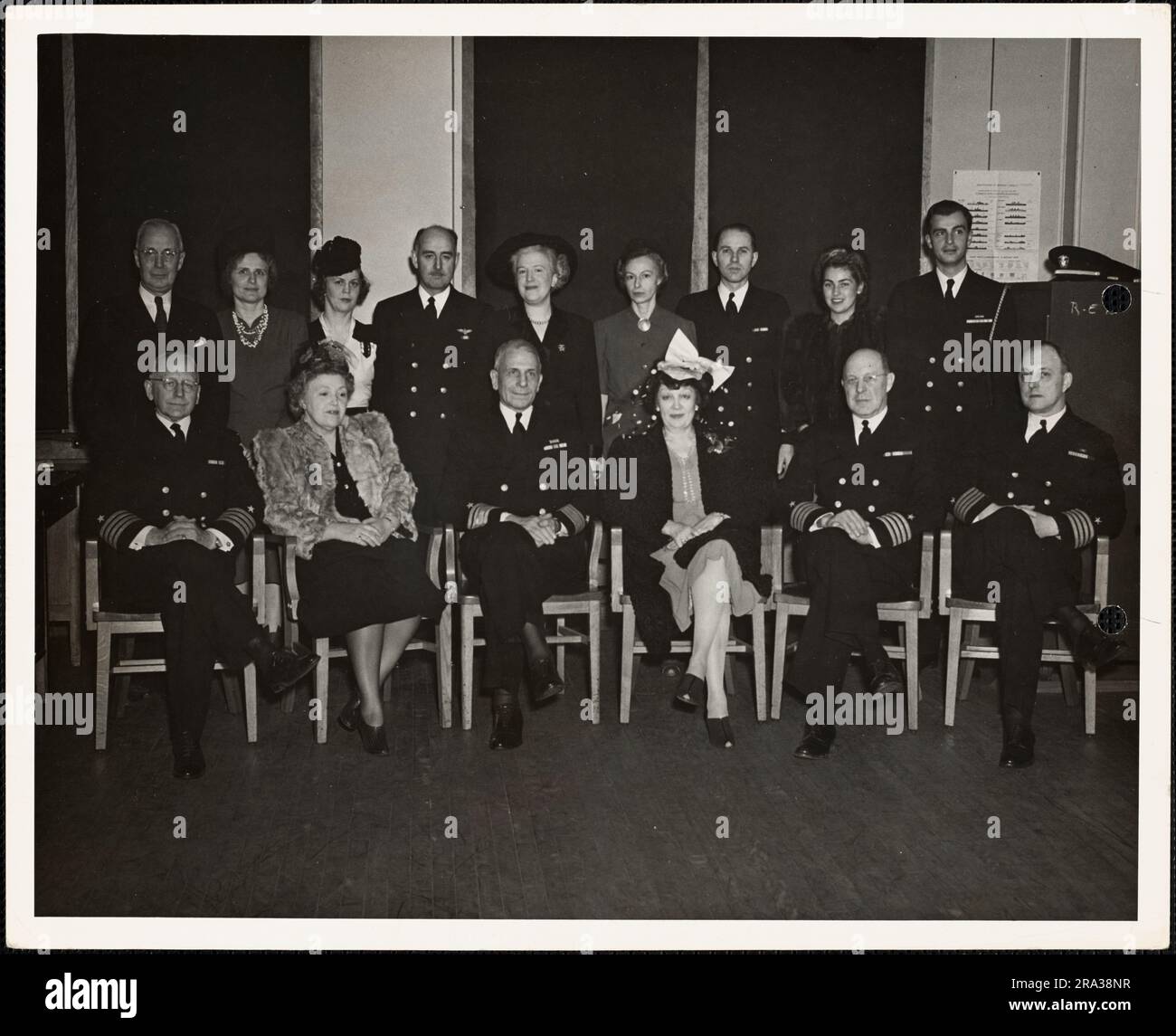 Guests at Minstrel Show Given By Base Personnel, Portland, Maine ...