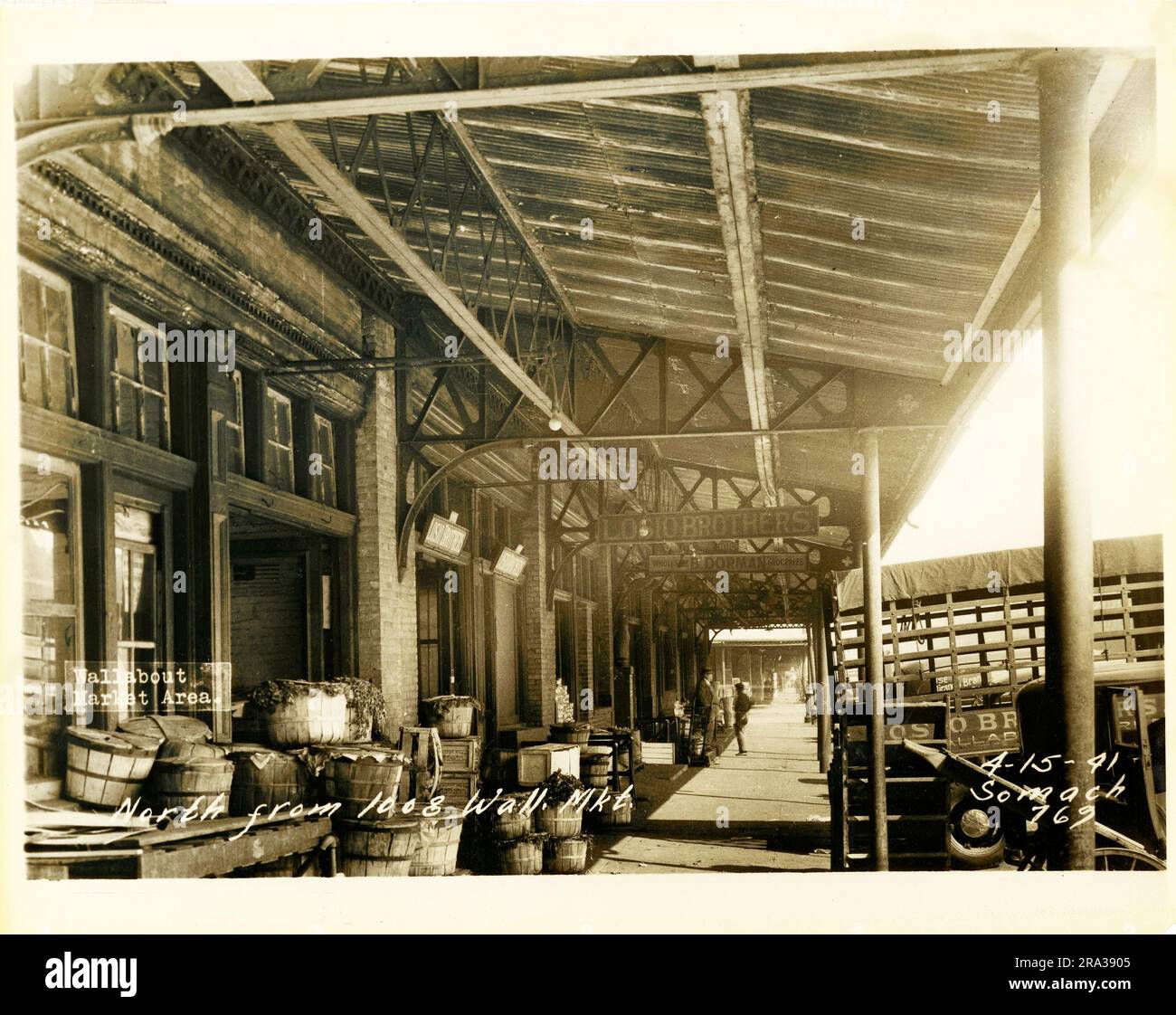 Photograph of exterior Wallabout Market, North from 1008 Wall. Mkt ...