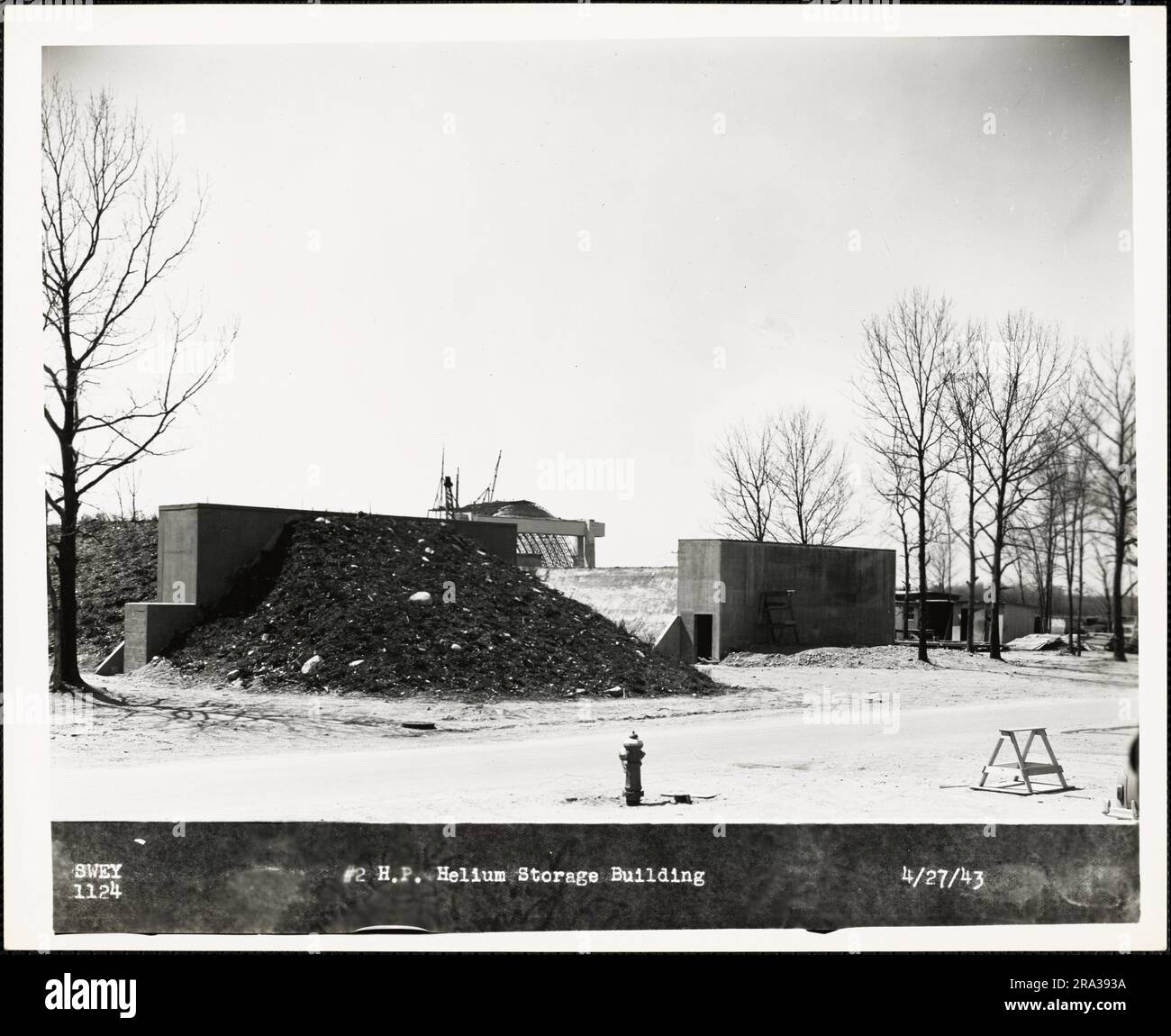 Helium Storage Building, Naval Air Station, South Weymouth ...