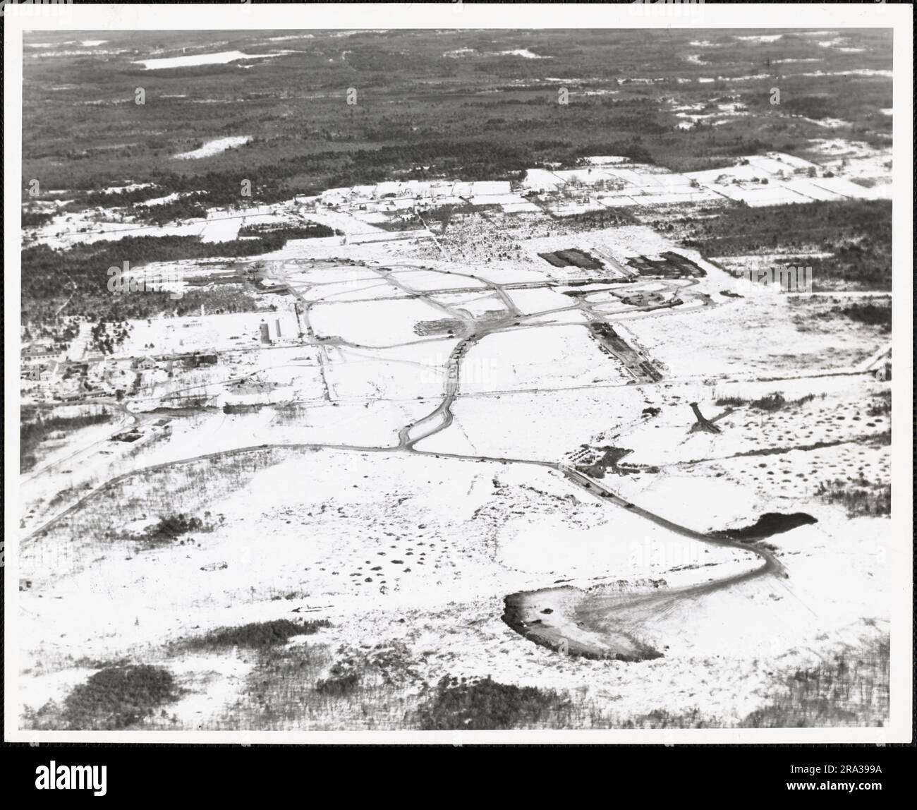 Construction Progress at Naval Blimp Base, South Weymouth ...