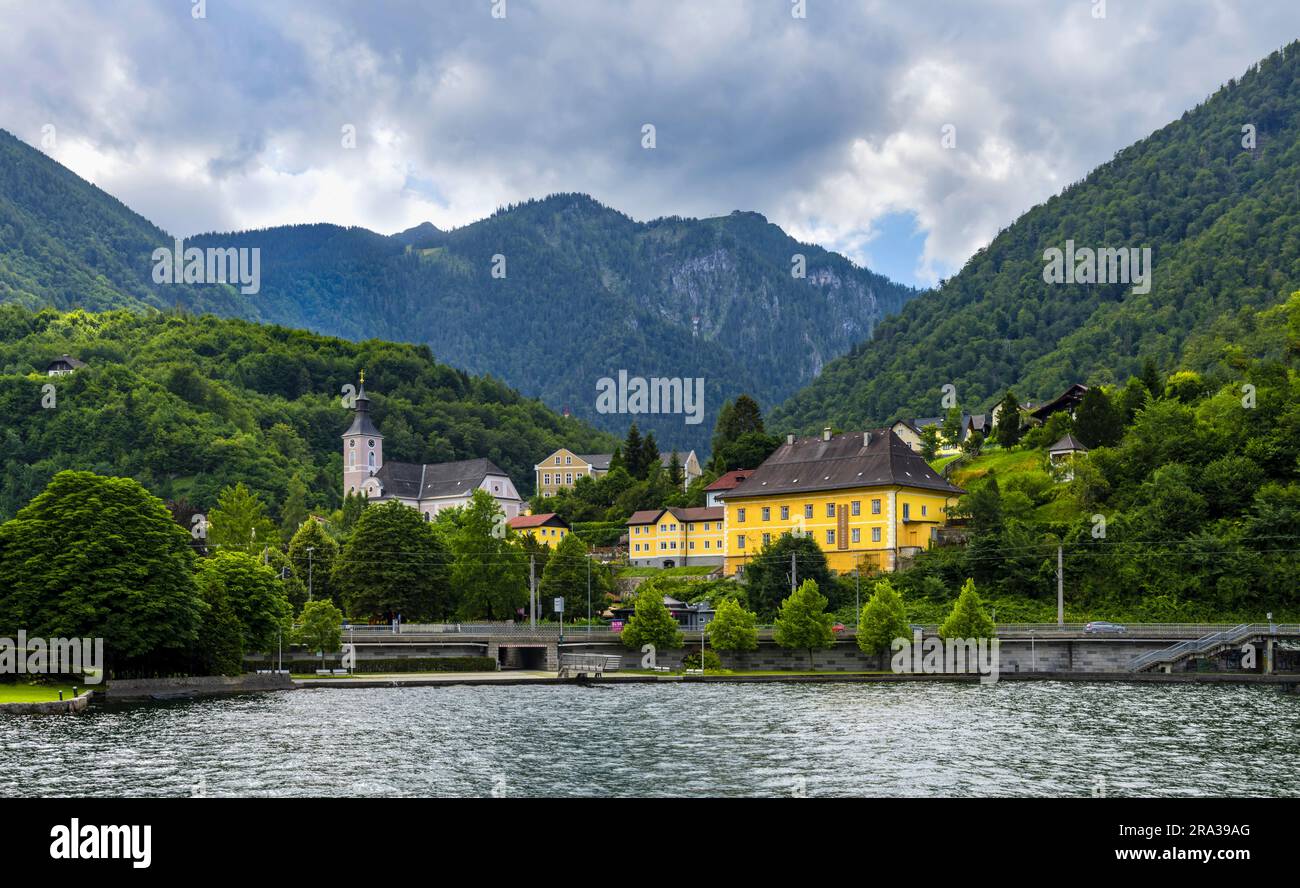 Austrian village of Ebensee Stock Photo - Alamy