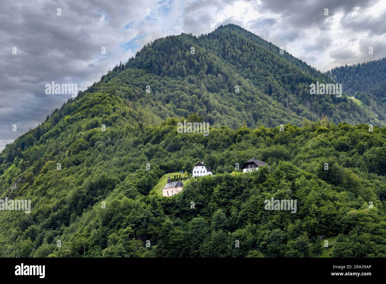 Austrian village of Ebensee Stock Photo - Alamy