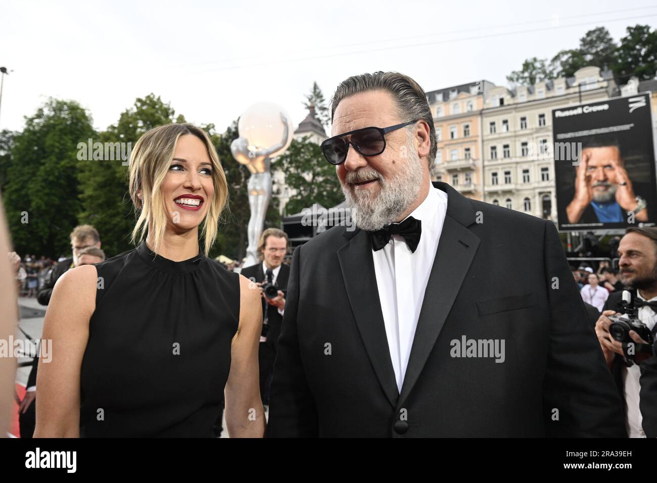 Karlovy Vary, Czech Republic. 30th June, 2023. Actor Russell Crowe ...