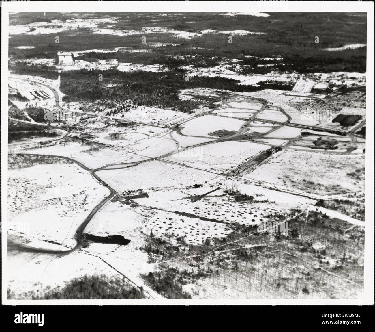Construction Progress at Naval Blimp Base, South Weymouth ...