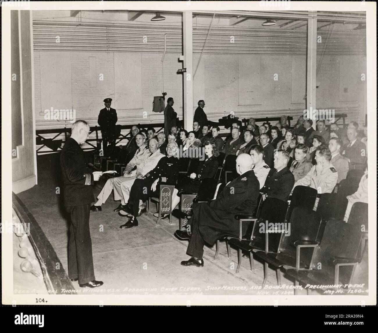 Rear Admiral Thomas Withers, U.S. Navy. Administrative History of the ...