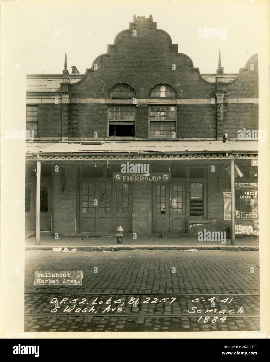 Photograph of exterior of lot 5, Bl. 2257, 5 Wash. Ave, D.P. 52 ...