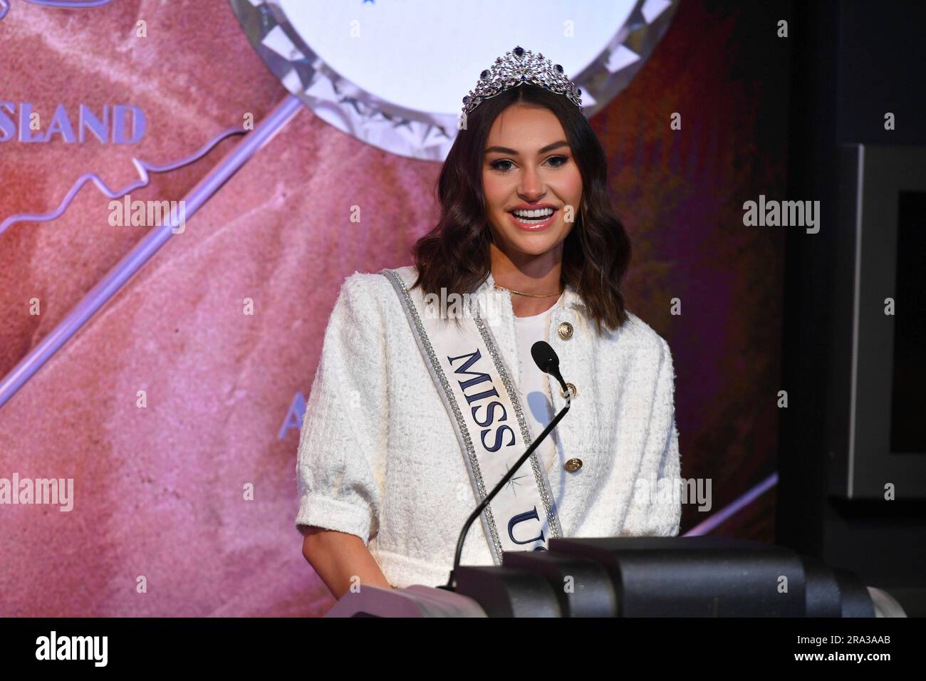 Photo by: NDZ/STAR MAX/IPx 2023 6/30/23 Miss USA 2022, Morgan Romano ...