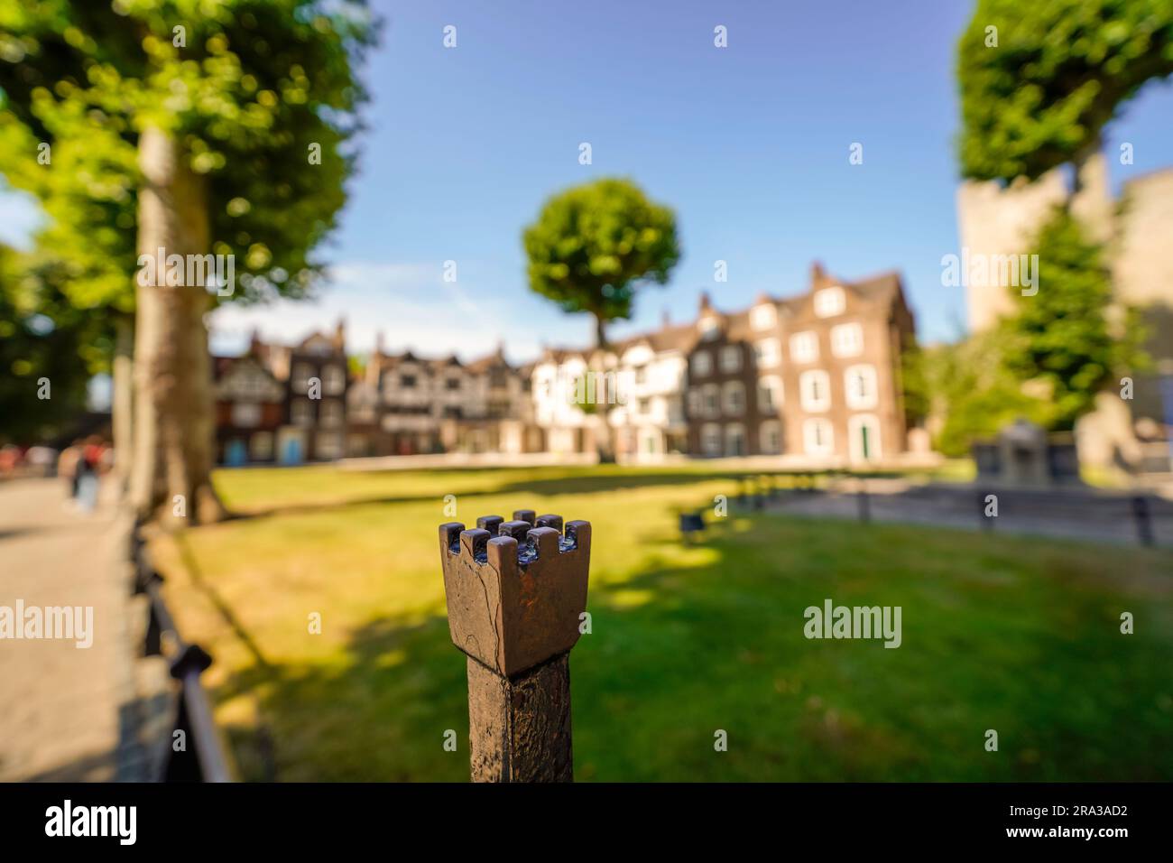 The Tower of London, a Tower of London symbol with The Tower grounds ...