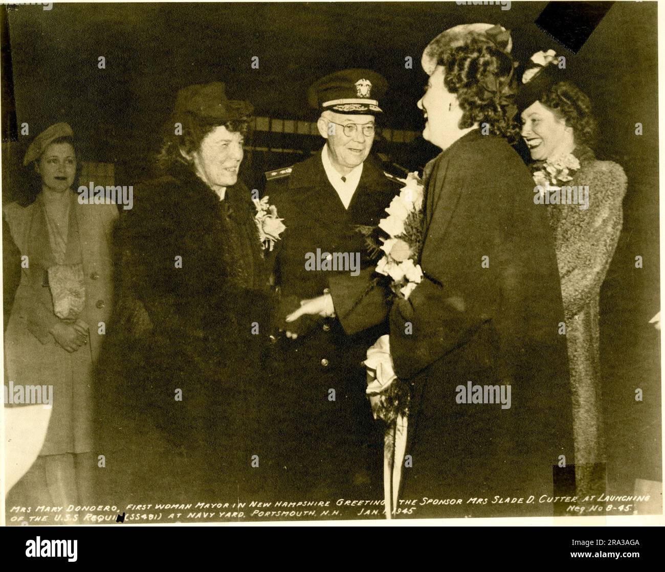 Mrs. Mary Dondero, the First Woman Mayor of Portsmouth, New Hampshire ...