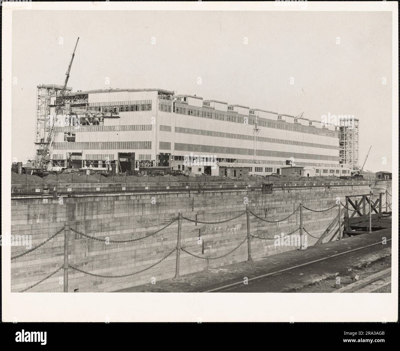 Dry Dock Area, South Boston, Massachusetts. 1939 - 1947 Stock Photo - Alamy